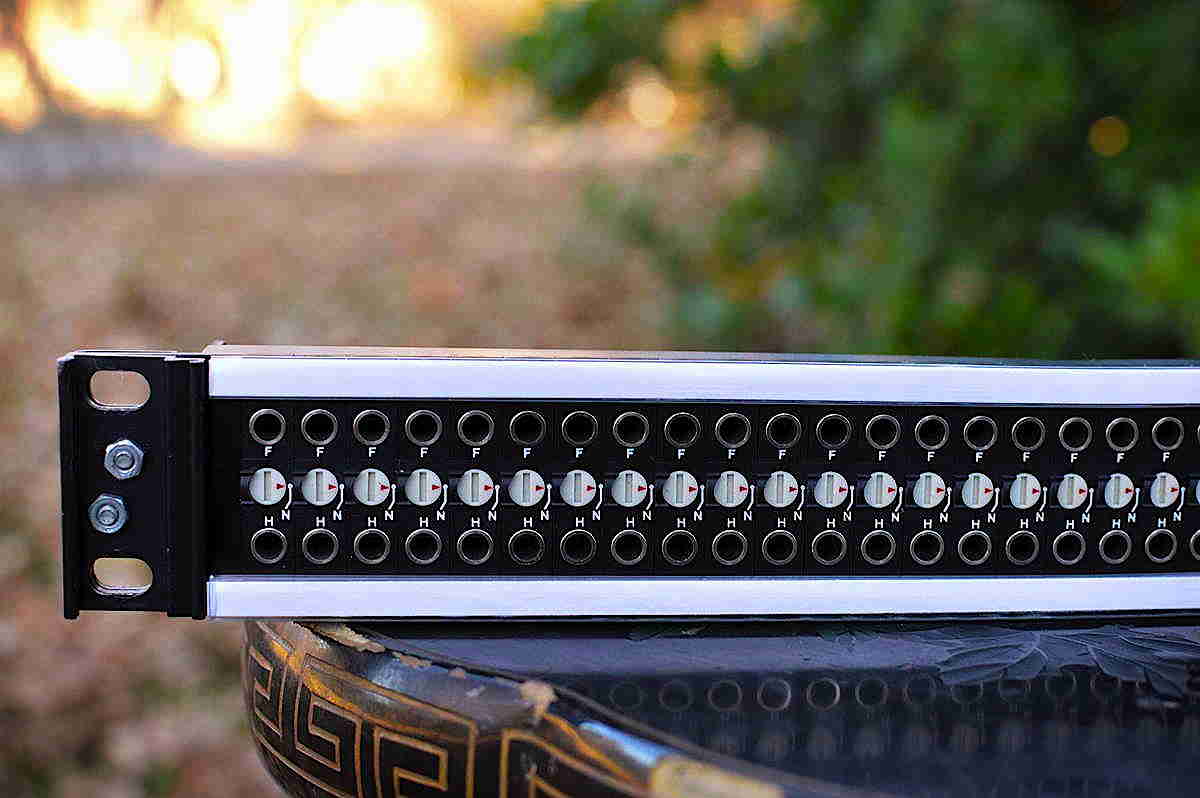 ADC 48 Point 1/4" TRS DB-25 Patchbay